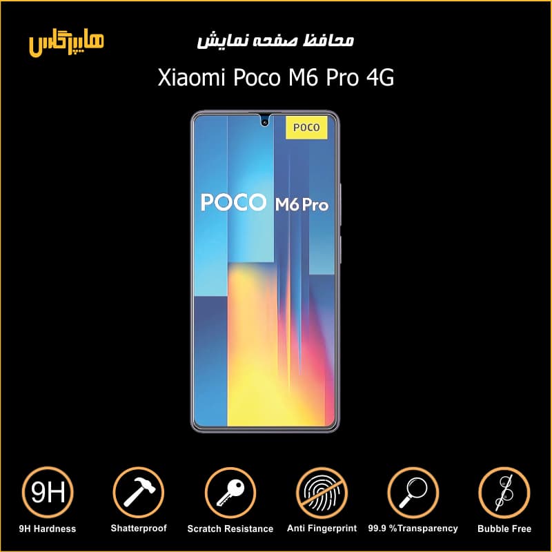 محافظ صفحه نمایش شیاومی پوکو Poco M6 Pro